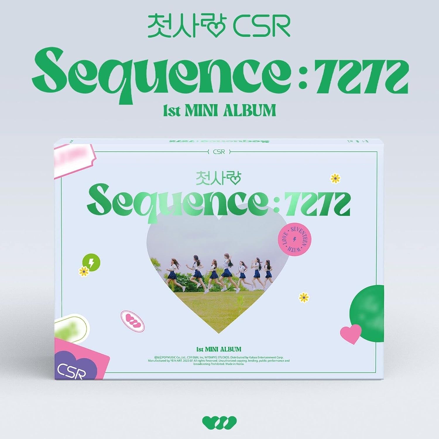 CSR - SEQUENCE : 7272 1st Mini Album K-POP SEALED: CSR, 첫사랑: Amazon.fr ...