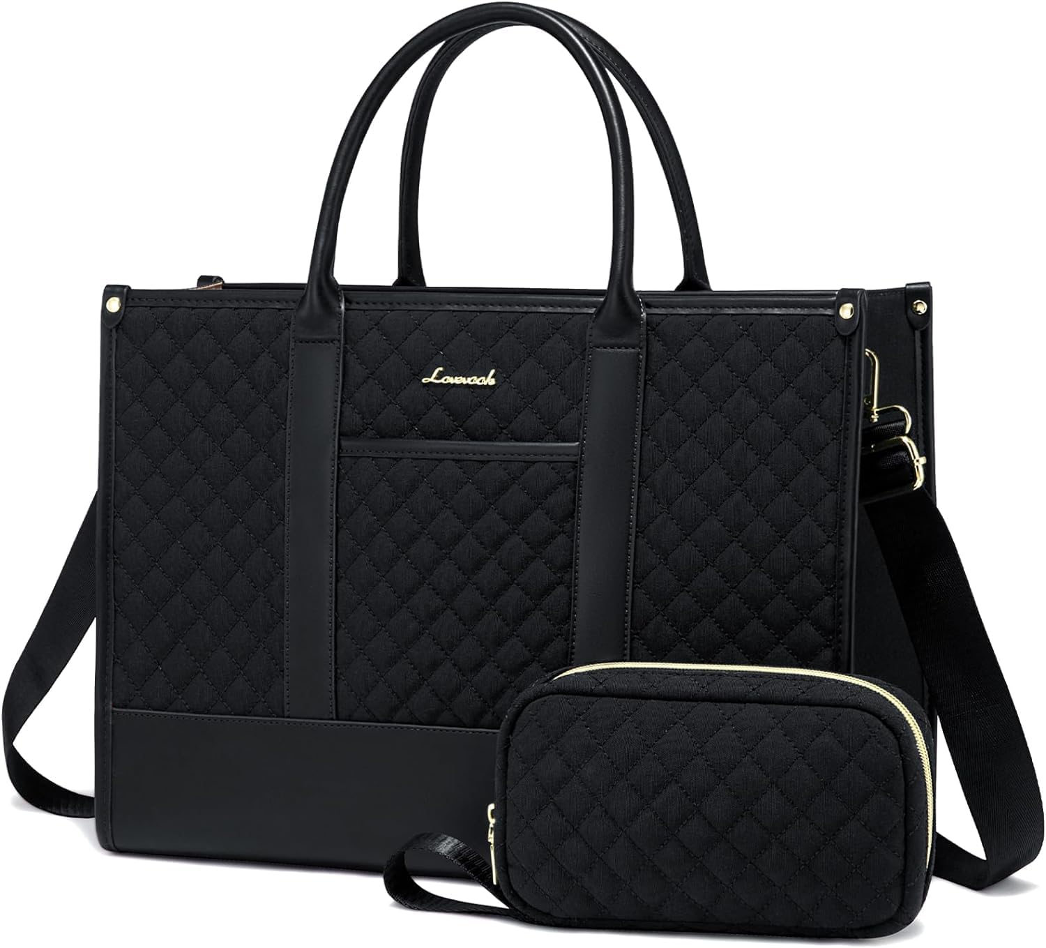 MATEIN Laptop Handtasche Damen, Business Taschen Leder Aktentasche 15.6 ...