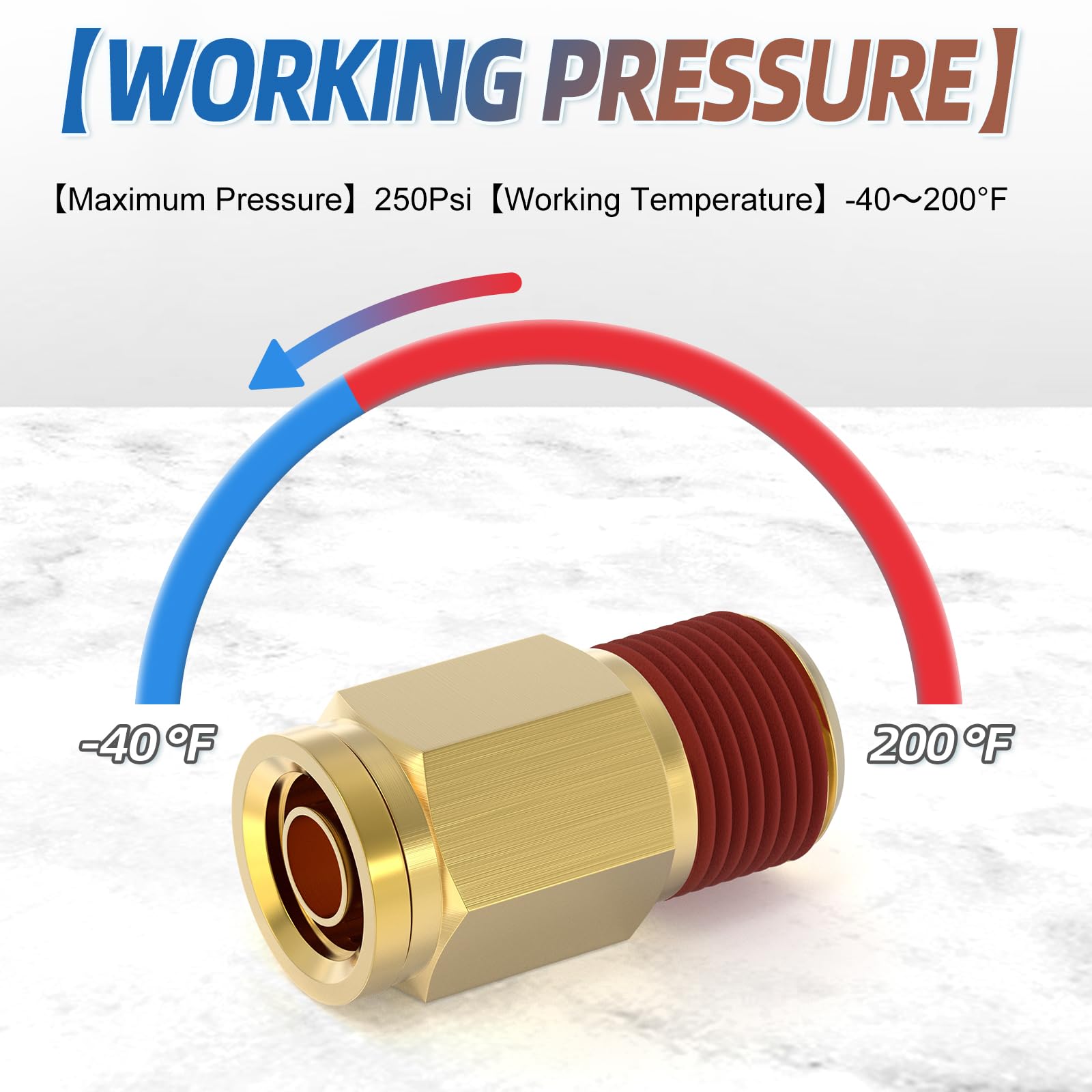 Snapklik.com : TAILONZ PNEUMATIC 1/4" Tube OD X 1/8" NPT Thread DOT ...