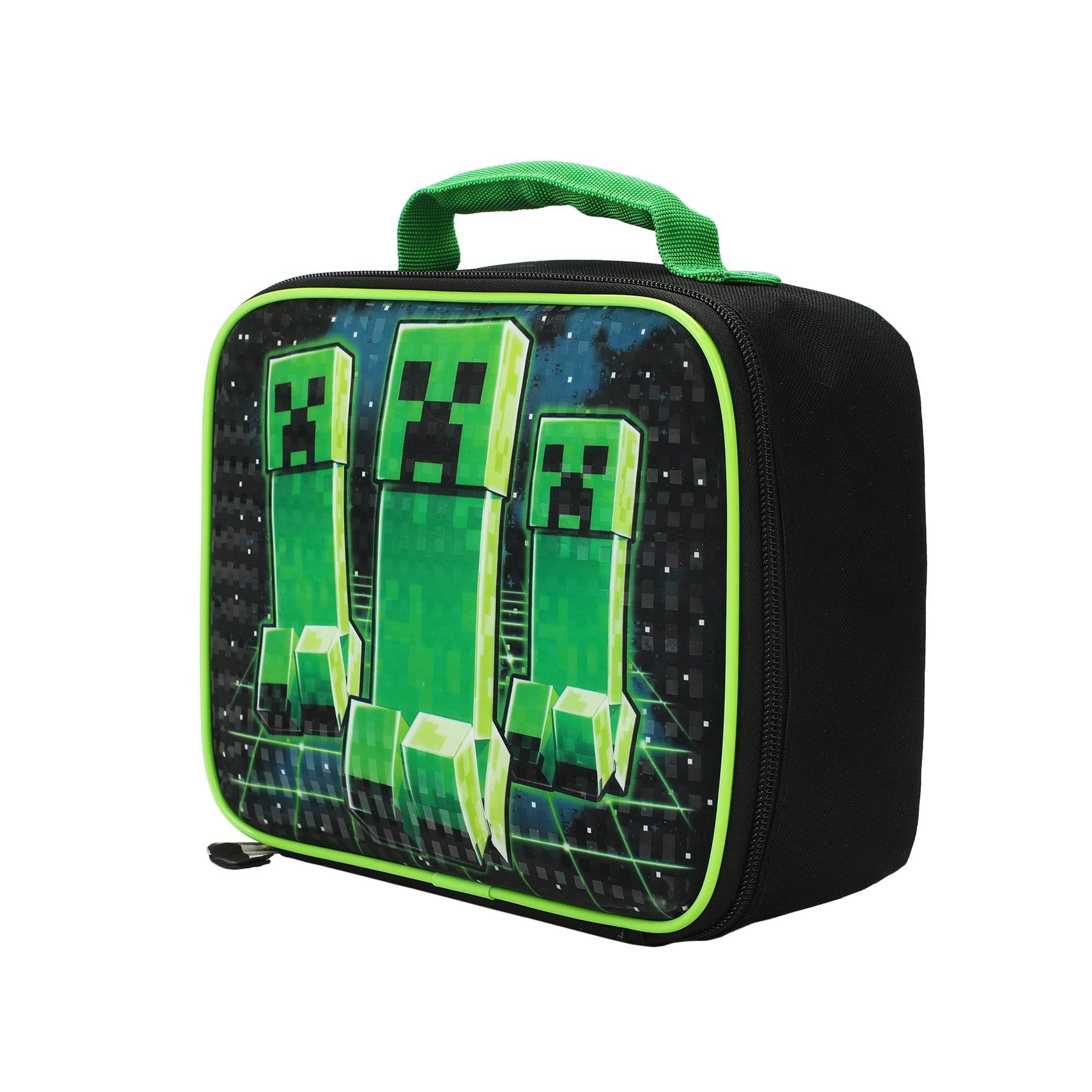 Snapklik.com : Minecraft Creeper Stalk Video Game Insulated Lunch Box ...