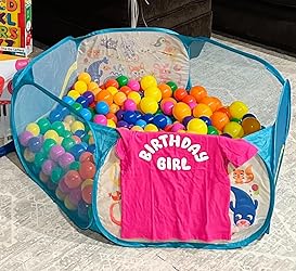 Amazon.com: Playz Soft Plastic Mini Ball Pit Balls 50 Count - w/ 8 ...