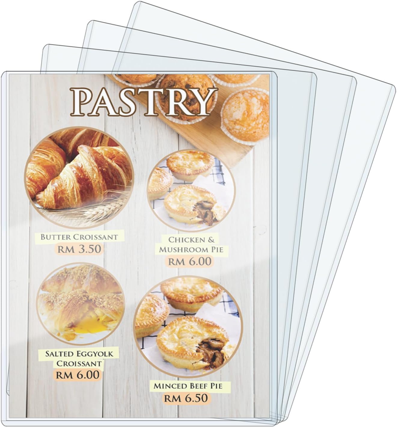 Amazon.com : Rigid Print Protectors, ELEMGULY 4 Pack 8.5 x 11'' Plastic ...