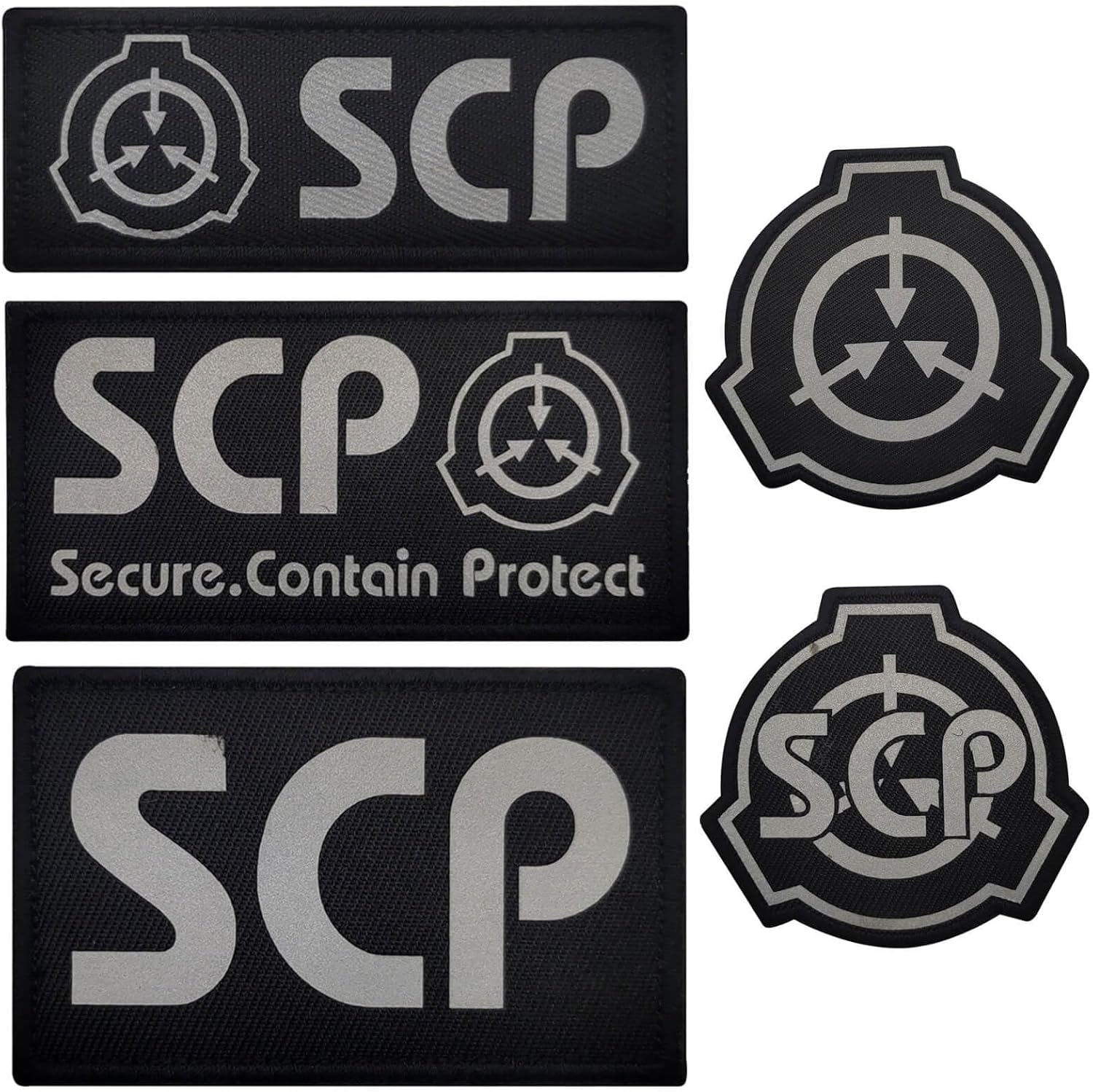 Amazon.com: KANGDAWEI 5PCS SCP Patch, Special Containment Procedures ...