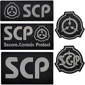 KANGDAWEI 5PCS SCP Patch, Special Containment Procedures Foundation ...
