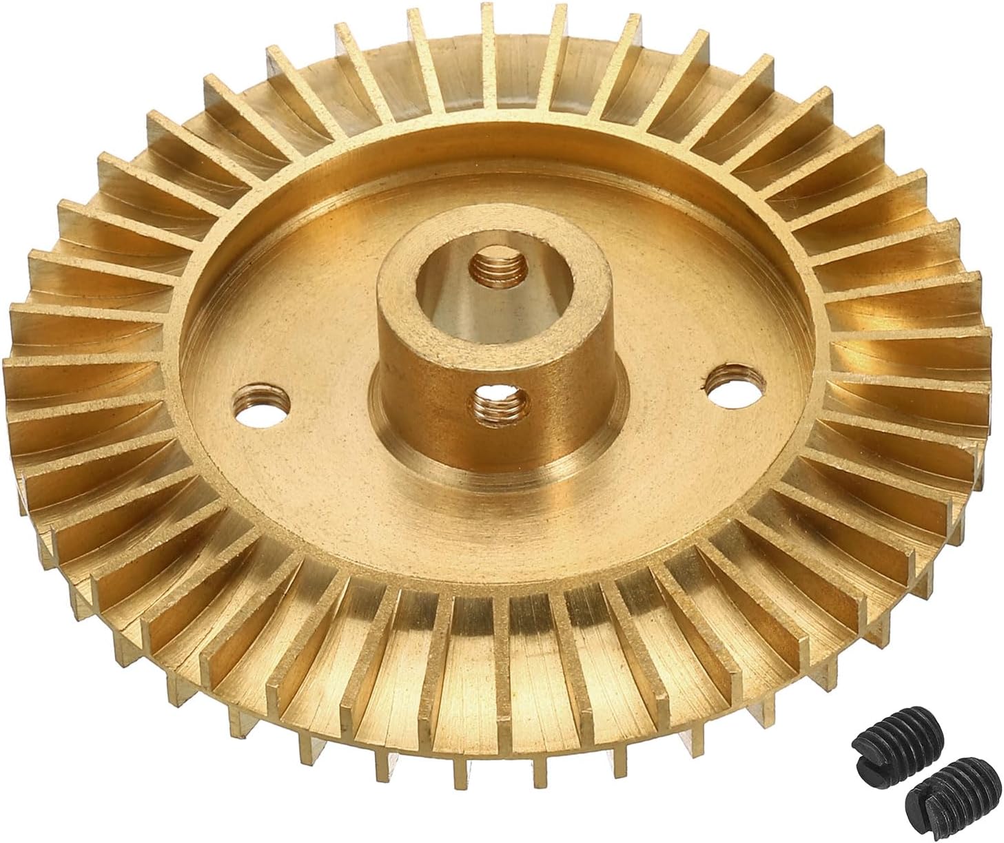 PATIKIL 75 x 12mm Water Pump Impeller, Double Side Impeller with Screws ...