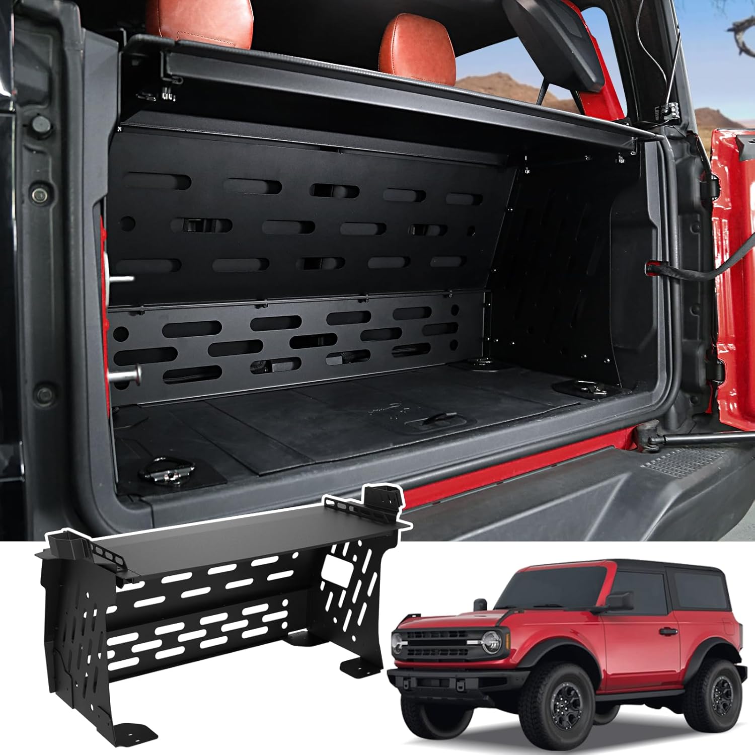 Amazon.com: Mabett Rear Cargo Lockable Rack Basket for Ford Bronco 2021 ...
