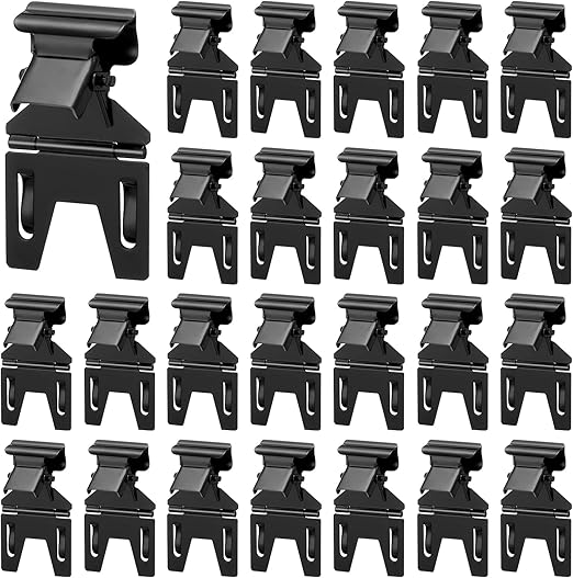 Amazon.com : Zonon 30 Pcs Black Metal Pop Clip Sign Stand Holders ...