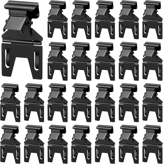 Amazon.com : Zonon 30 Pcs Metal Pop Clip Sign Stand Holders, Adjustable ...