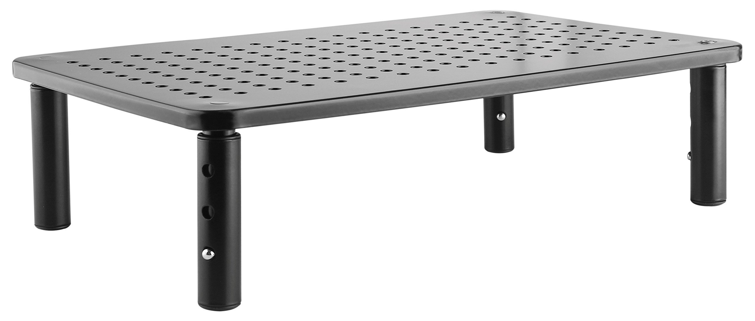 Buy Premium PC Monitor Laptop Stand With Sturdy Stable Black Metal