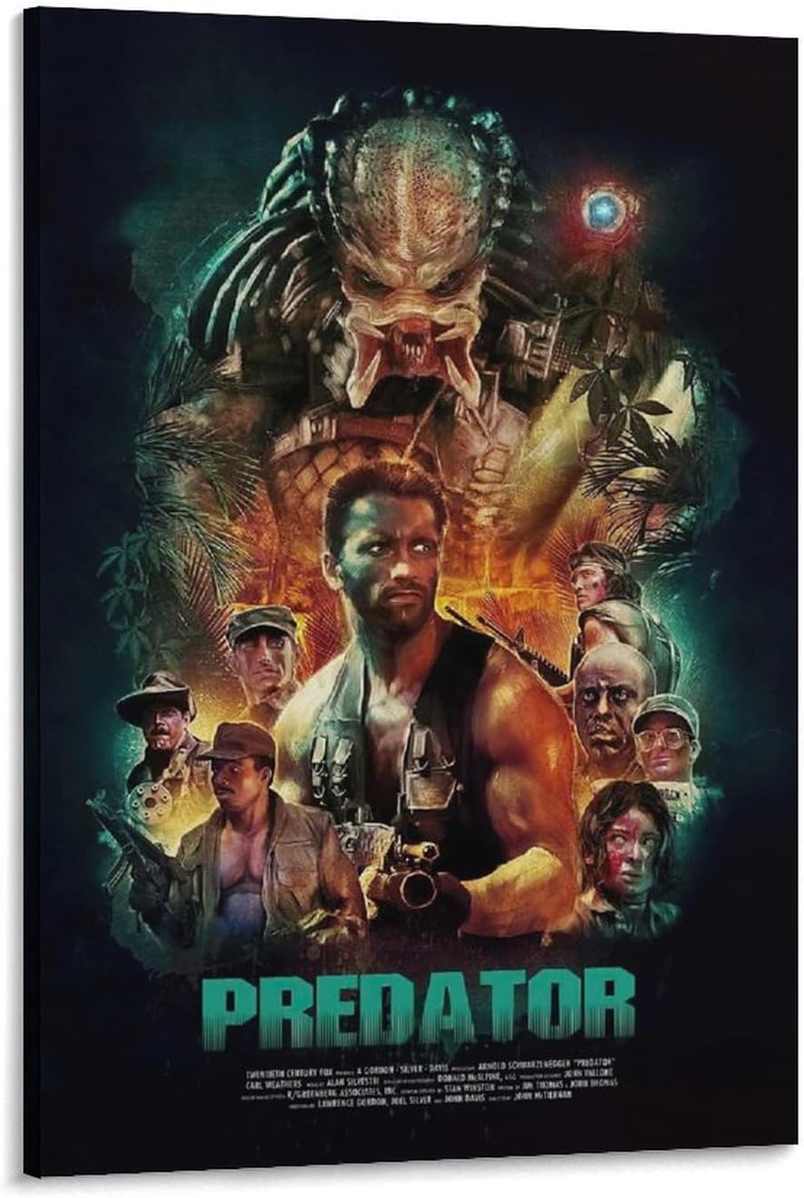Amazon.com: TV Series Poster Movie Posters Predator Wall Art Paintings ...
