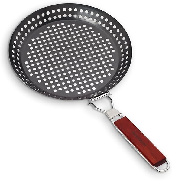 Amazon.com: Farberware BBQ Non-Stick Skillet with Folding Handle, 11 ...