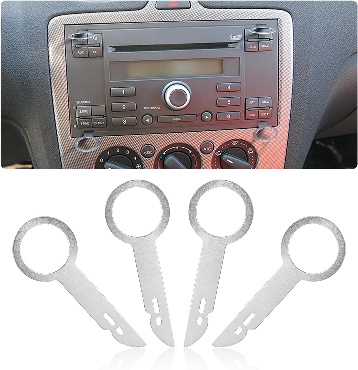 Amazon.com: Radio Removal Tool key Set for Ford, Volkswagen, Audi, and ...