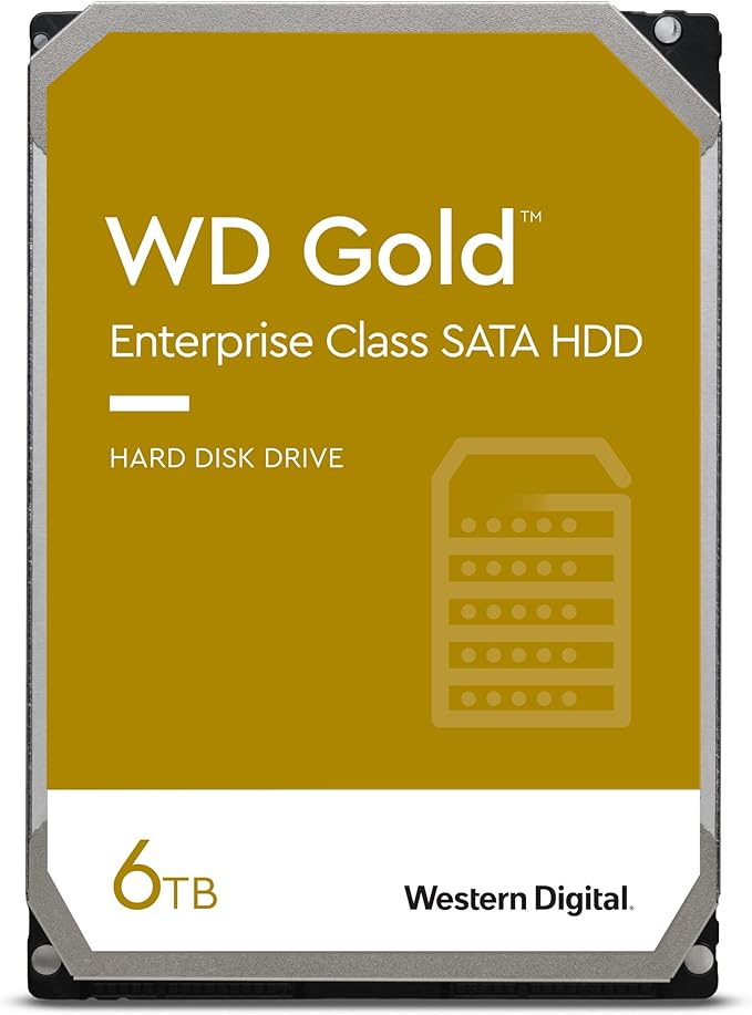 Amazon.com: Western Digital 6TB WD Gold Enterprise Class Internal Hard ...