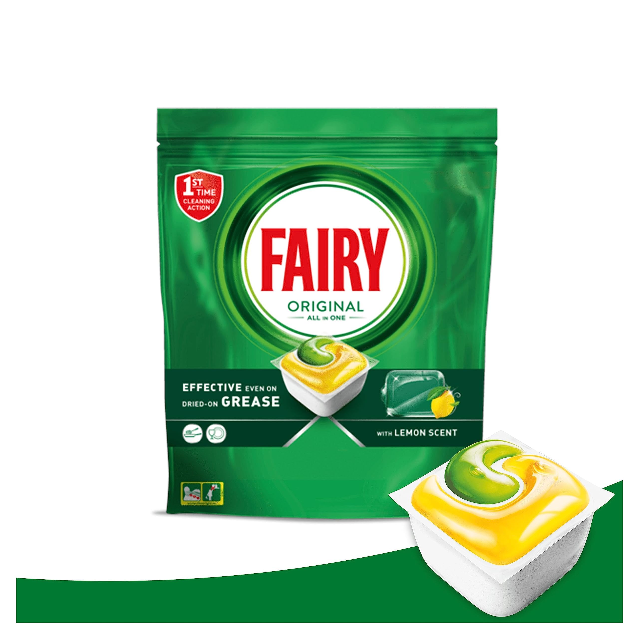 Fairy Original Dishwasher Tablets Complete 132 ct, Fairy Dishwasher ...