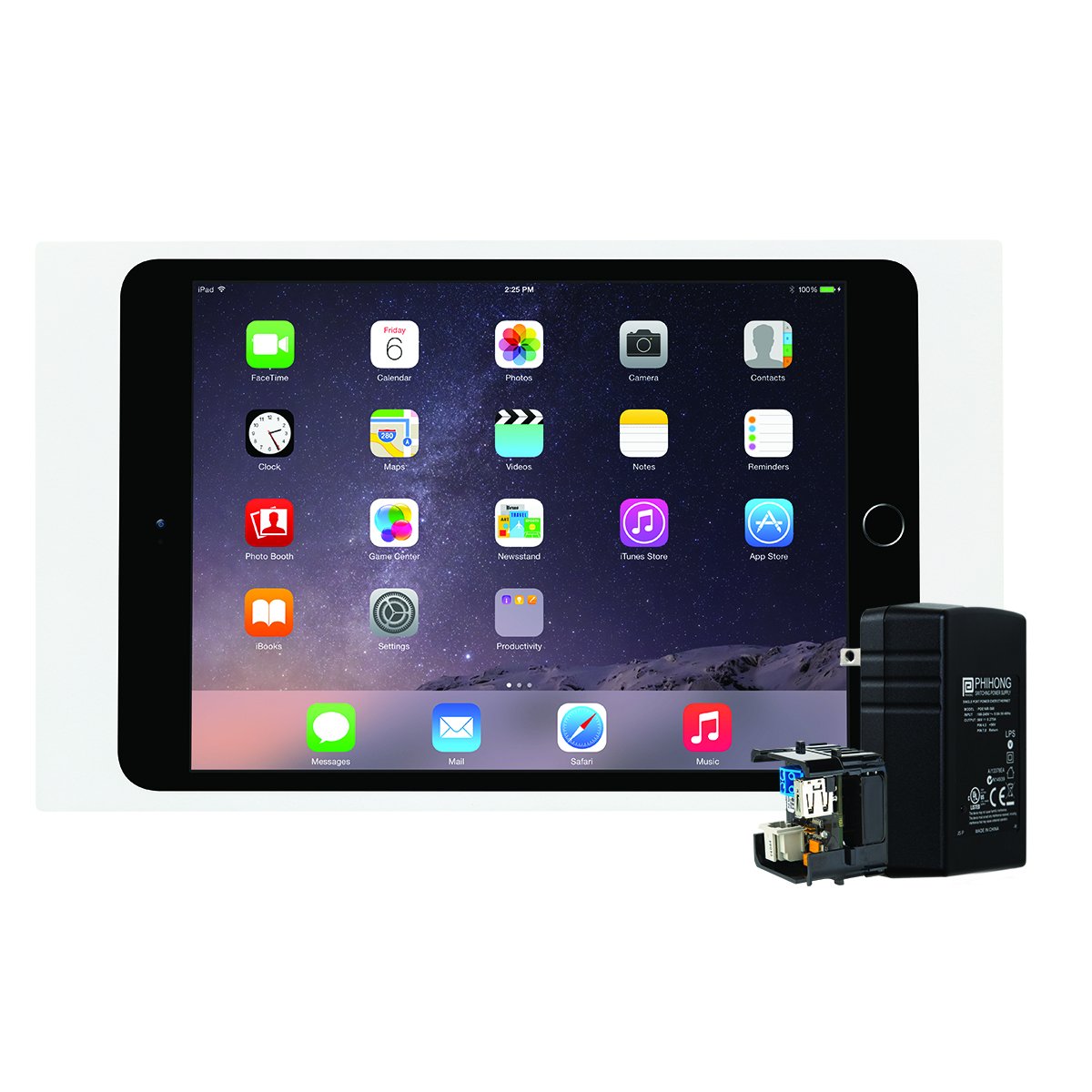 iPort 70733 Surface Mount System (Bezel iPad Mini 4- White, PoE ...