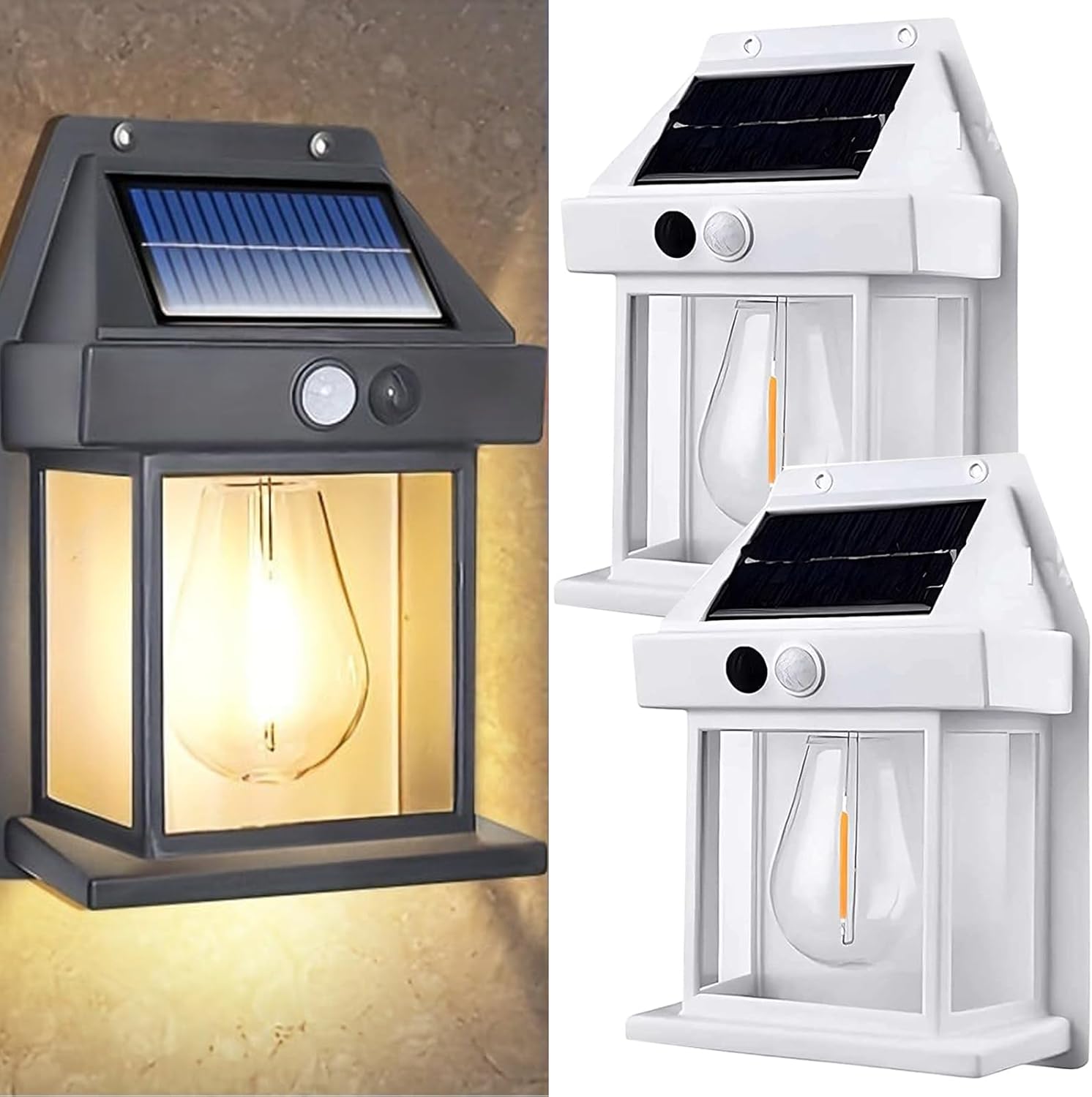 2024 New Outdoor Solar Wall Lamp, New Solar Induction Wall Lamp ...