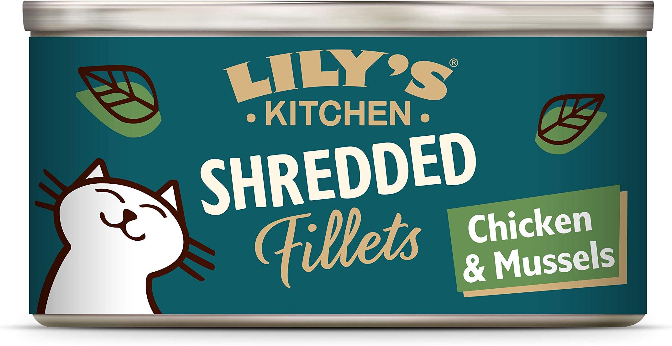 Lily's Kitchen Shredded Fillets Variety Pack Wet Cat Food Tins - 8 x ...