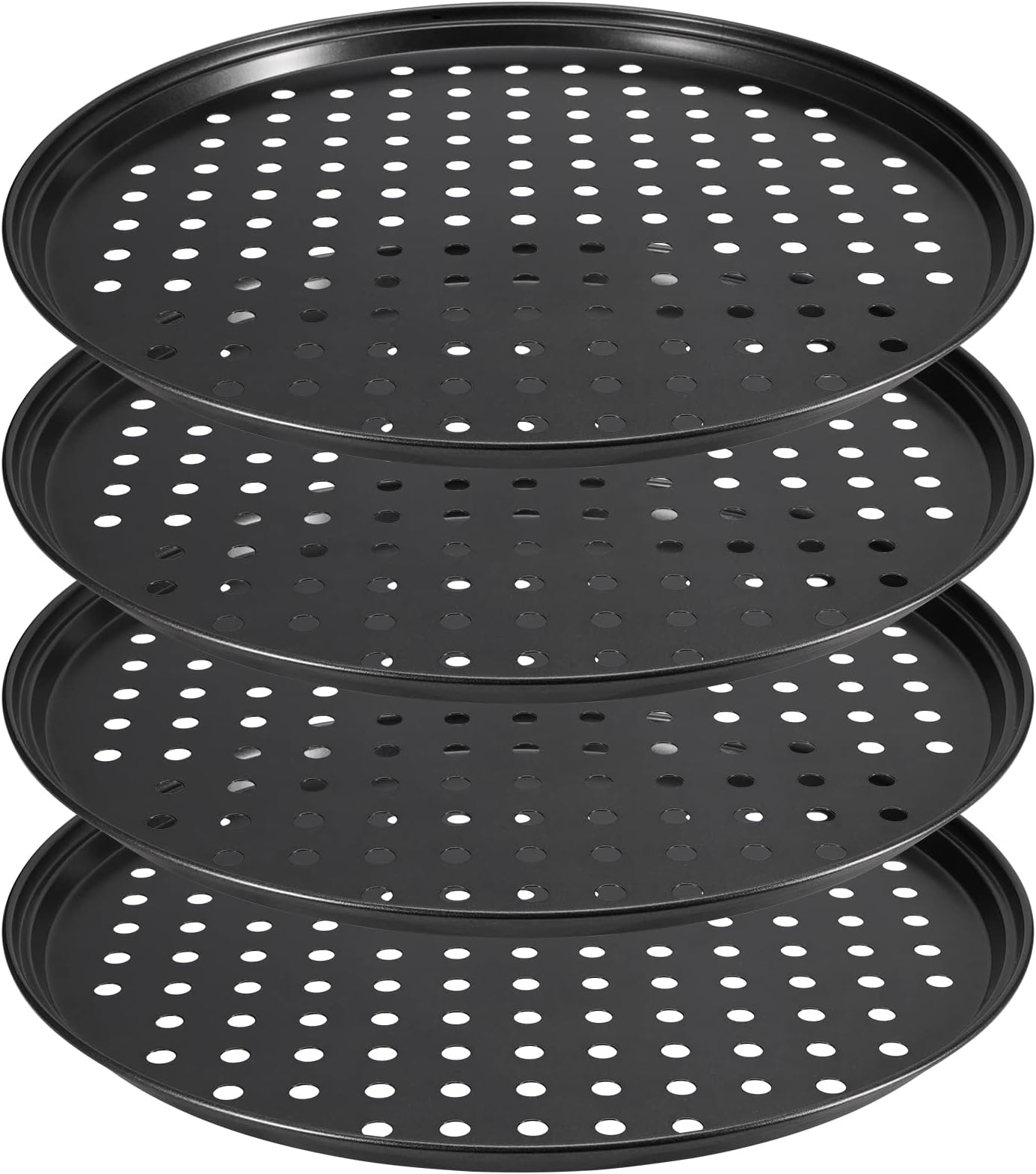 Swiftaza Pizza Tray for Oven, Non Stick (Set of 4) : Amazon.co.uk: Home ...