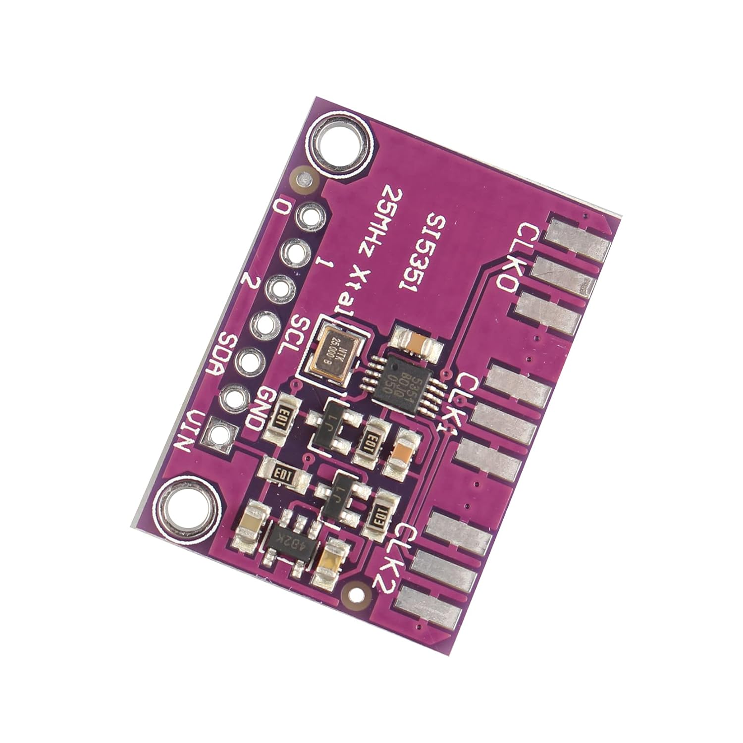 Jopto 2PCS Si5351A I2C 25MHZ Clock Generator Breakout Board 8KHz to ...