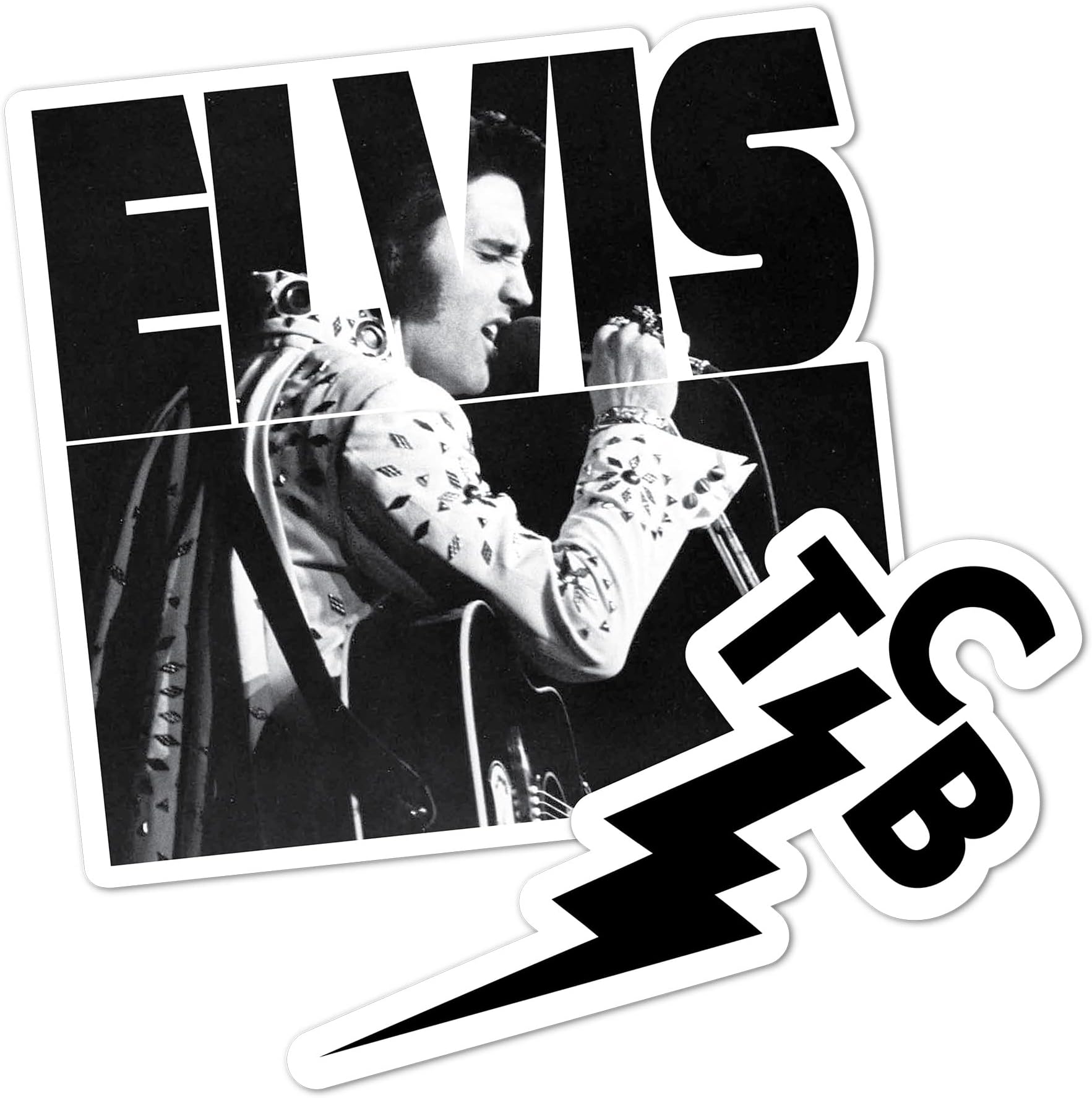 Amazon.com: Elvis TCB Logo 6" Decal Sticker for Cars Laptops Tablets ...