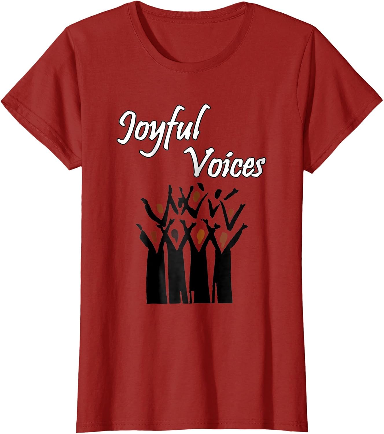 Amazon.com: Choir Singing with Joyful Voices Musical Group Tee Shirt ...