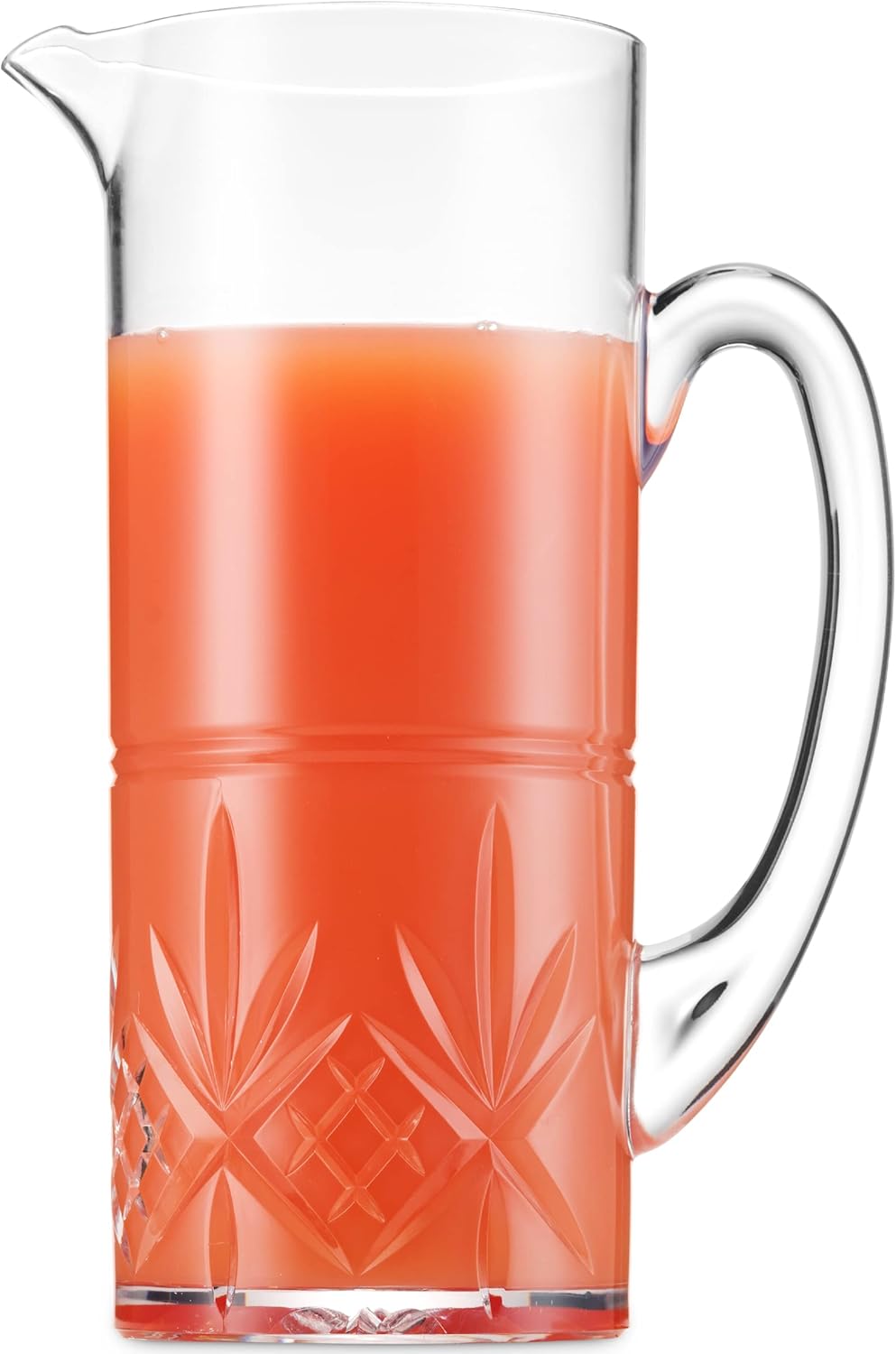 Amazon.com: Godinger Pitcher, Acrylic Water Pitcher with Handle, Water ...