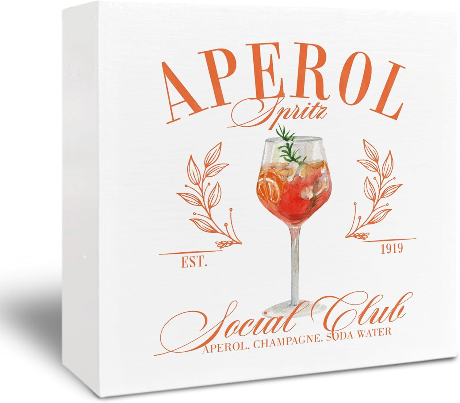 Amazon.com: Kneaotoaji Aperol Spritz Bar Wooden Sign - Aperol Spritz ...