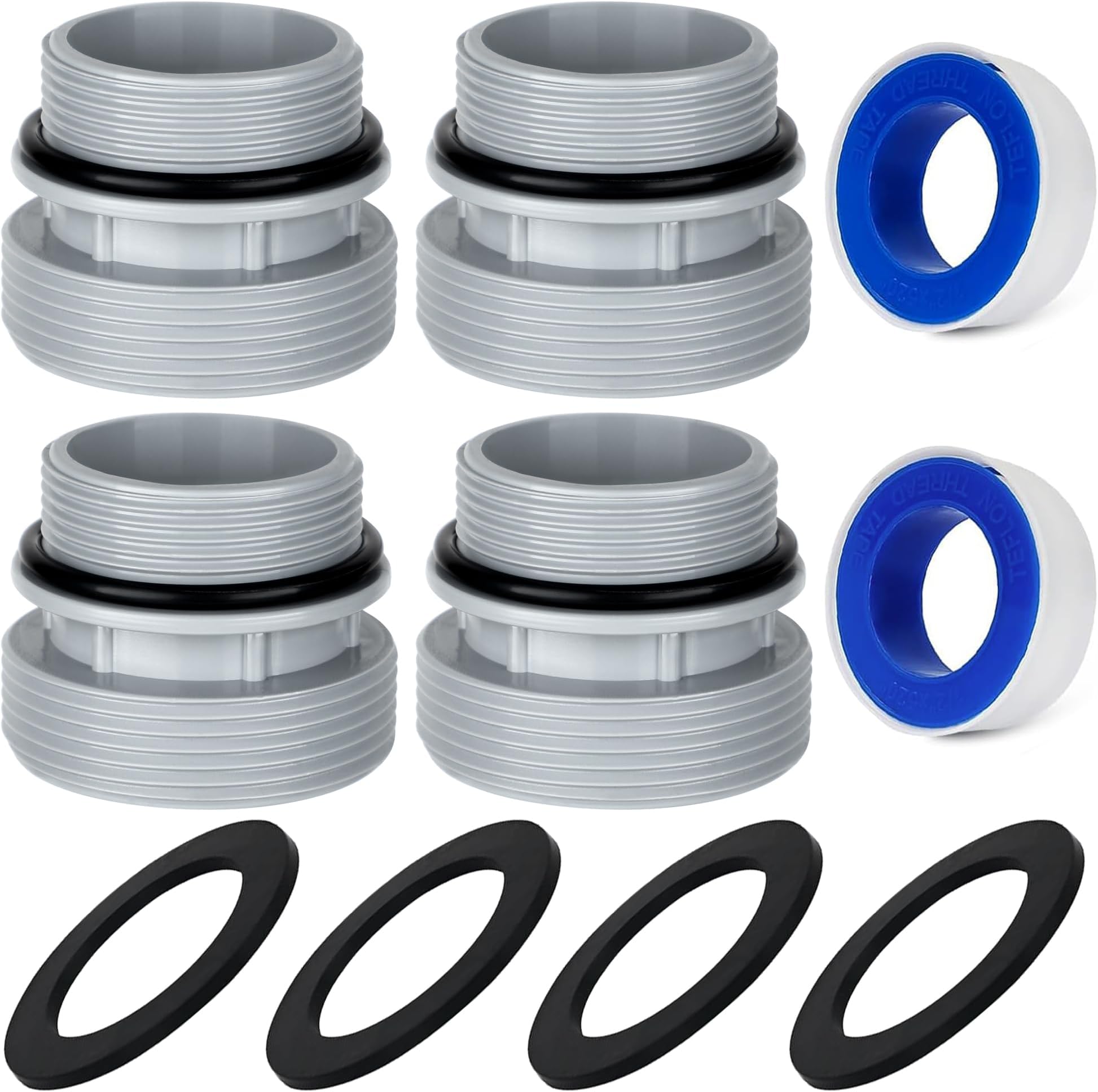 Amazon.com: Pool Hose Conversion Adapters Kit 4560 40mm Hose to 1 1/2 ...