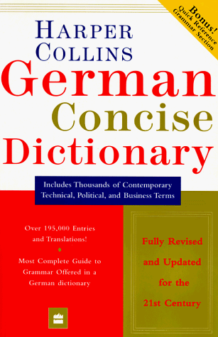 Collins German Concise Dictionary, 1e (HarperCollins Concise ...