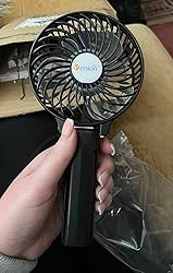 VersionTech Hand Held Fan,Portable Handheld USB Rechargeable Fans with ...