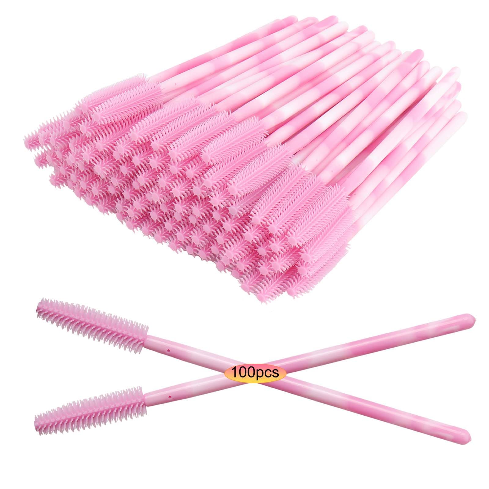 Amazon.com: Upgrade 100pcs Silicone Mascara Wands, Disposable Mascara ...