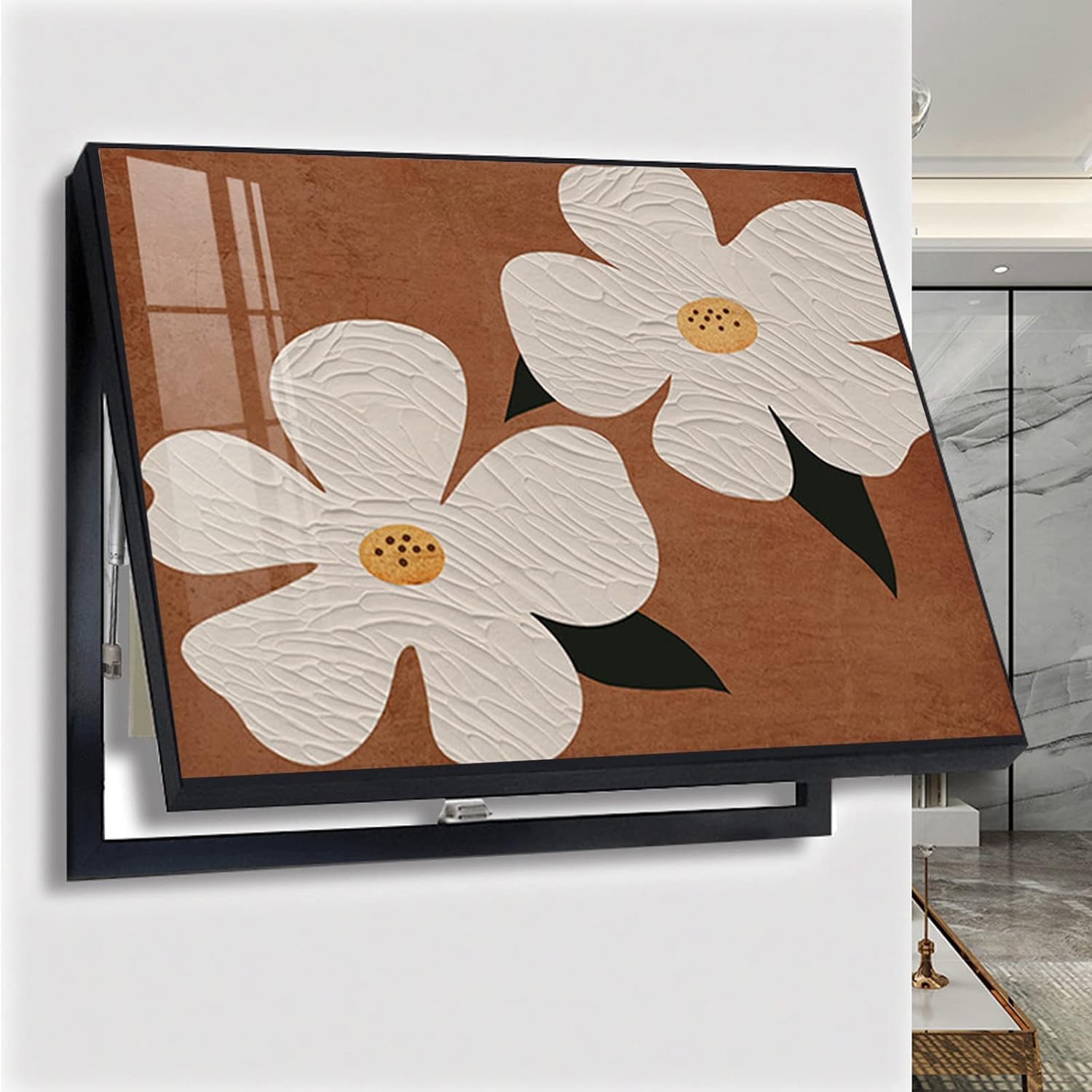 ViLLeX Elektrisches Panel, dekoratives Bild, elektrischer Flip-Meter ...