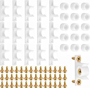 Amazon.com: 15 Pairs Set of False Front Cabinet Clips with Screws ...