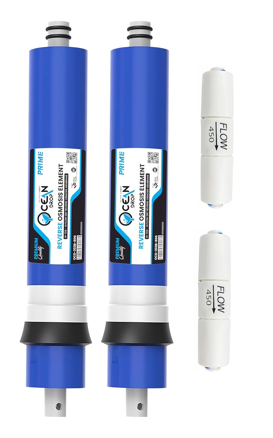 Ocean Drop High TDS (1000-1500TDS) Reverse Osmosis Membrane – RO ...
