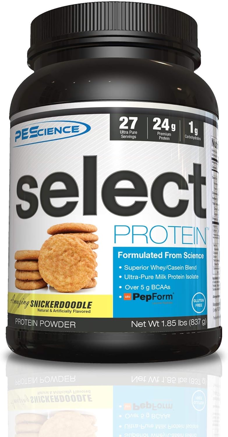 Amazon.com: PEScience Select Low Carb Protein Powder, Snickerdoodle, 27 ...
