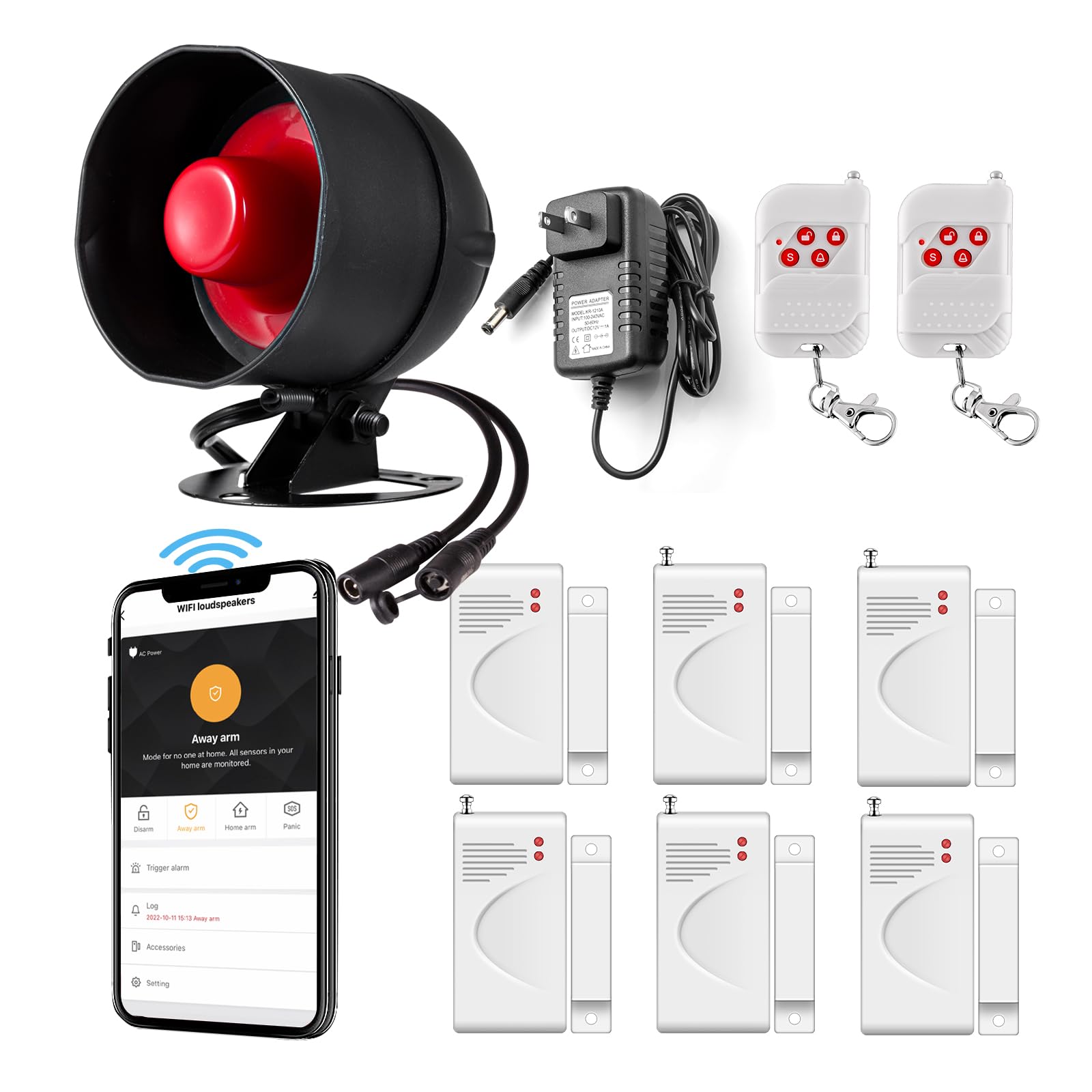 KERUI WiFi Anti-Theft Security Alarm System Kit for Home, Office&Shop ...