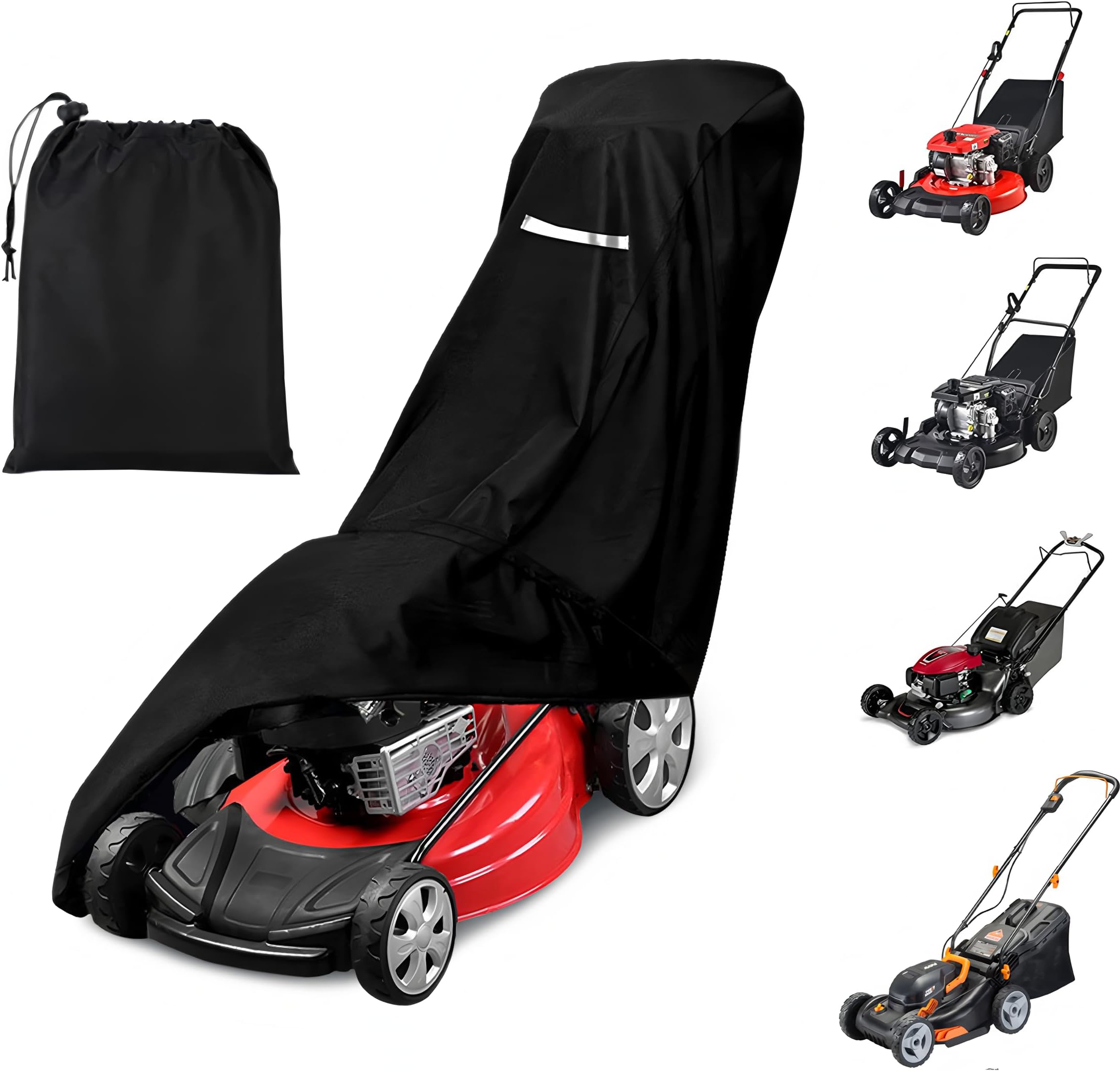 Amazon.com : Classic Accessories Walk Behind Lawn Mower Cover, 73 x 25 ...