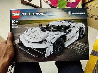 LEGO Technic Koenigsegg Jesko Absolut White Hypercar 42184 Building ...