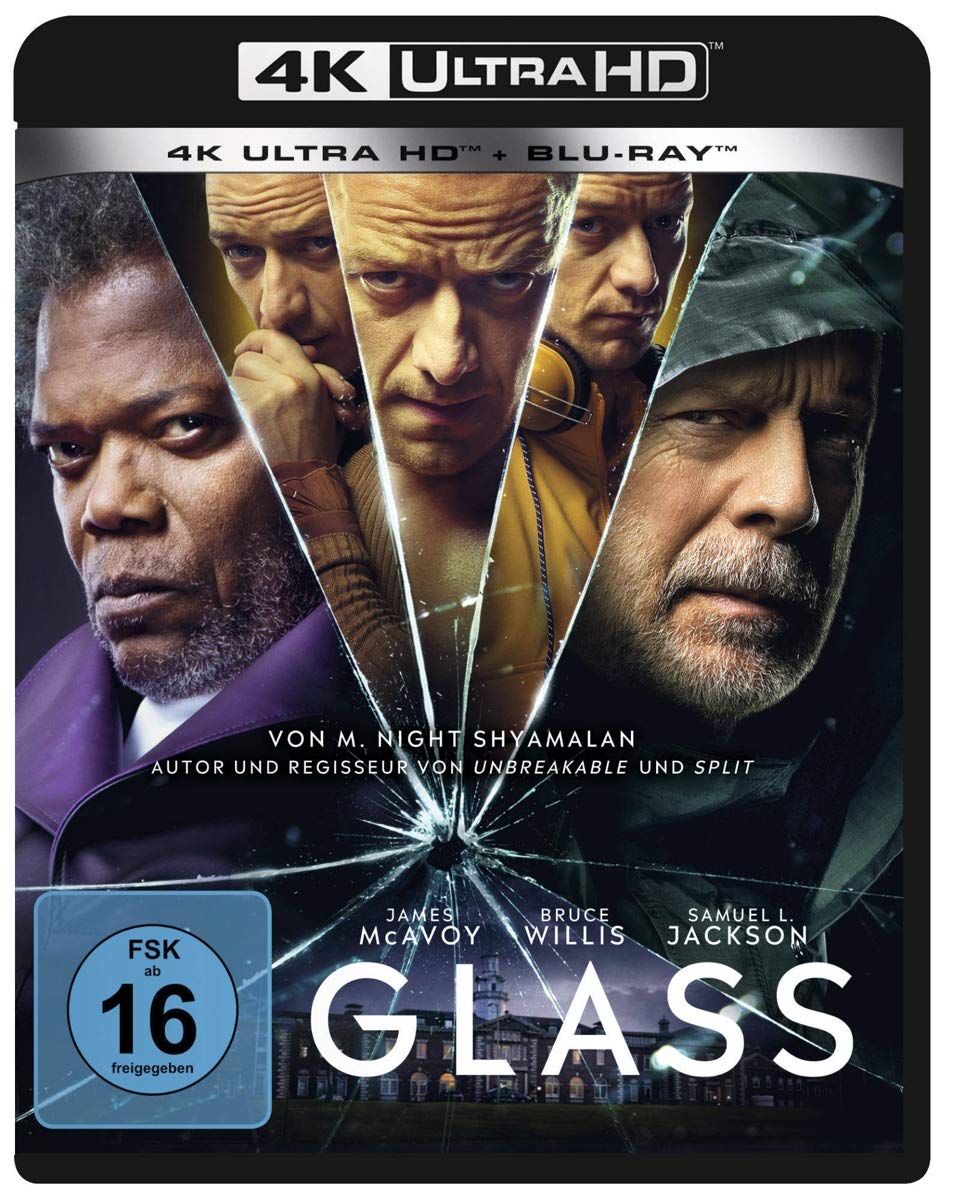 Glass (4K Ultra-HD) (+ Blu-ray): Amazon.it: McAvoy, James, Willis ...