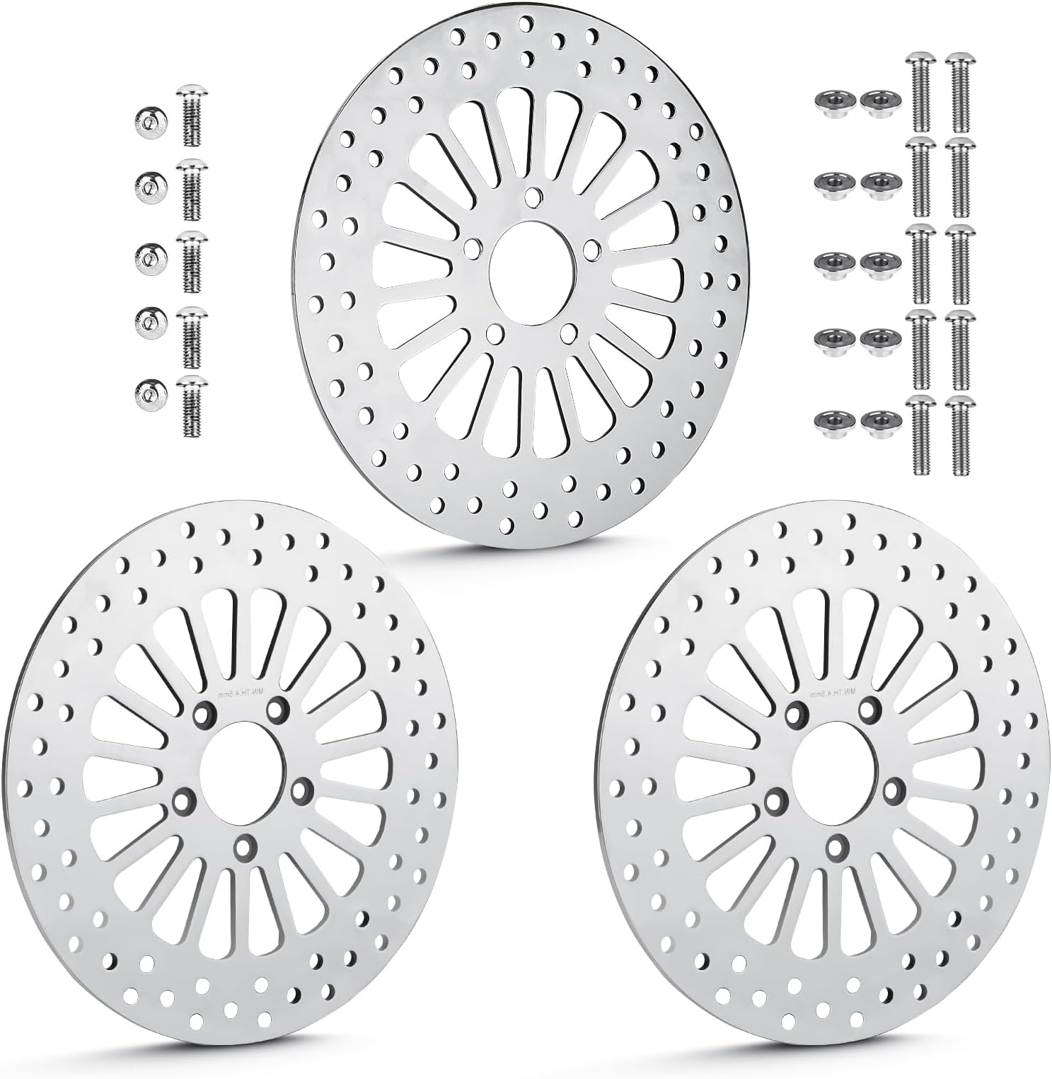 Amazon.com: 11.8'' Front and Rear Brake Rotor for Harley Street Glide ...