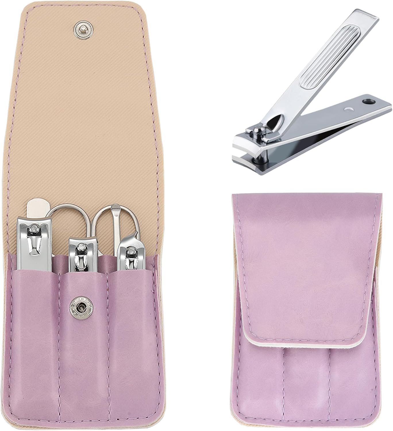 Amazon.com : Nail Clipper Set Gifts for Women, 6 Pcs Case Fingernail ...