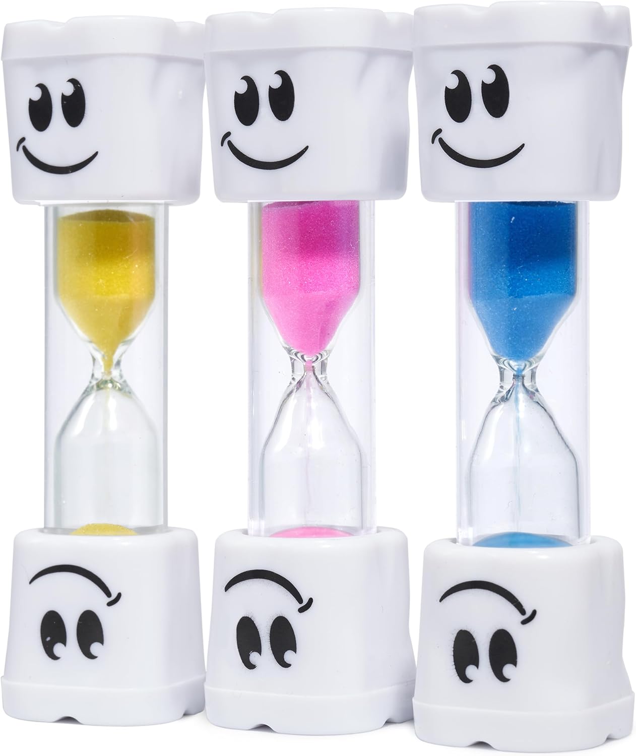 Amazon.com: Toothbrush Timer for Kids, 2 Minute Sand Timer Smiley ...