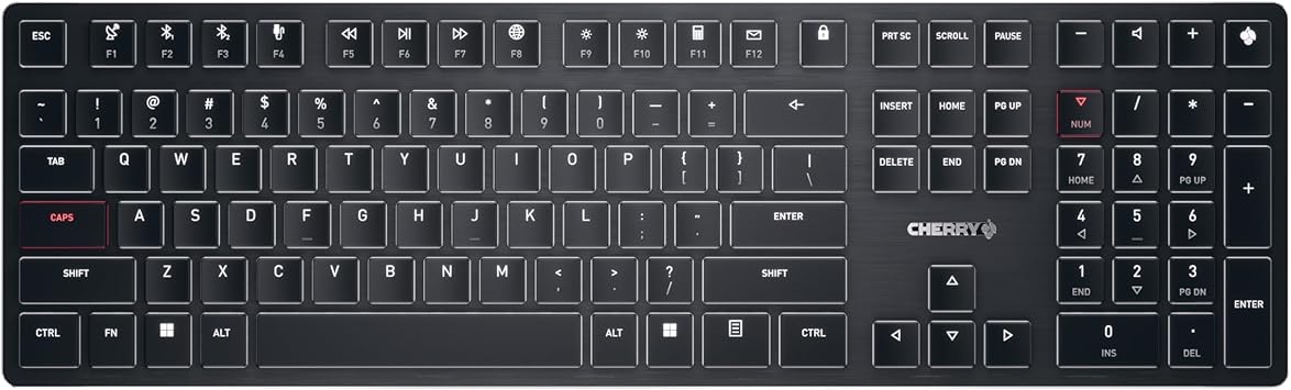Amazon.com: Cherry KW X ULP, Ultra Low Profile Mechanical Keyboard ...