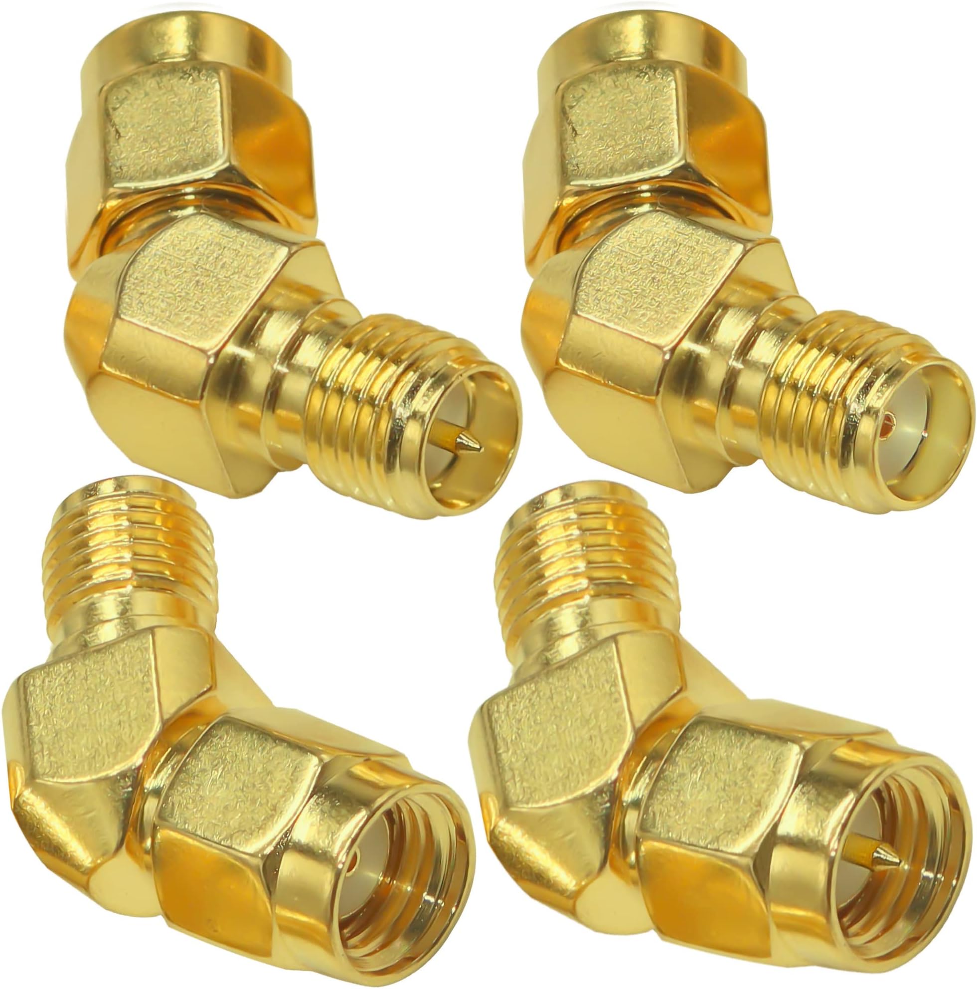 Amazon.com: TUOLNK SMA Adapter Kit 45 Degree SMA Male/Female to RP SMA Female/Male Elbow ...