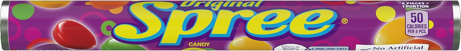 Original Spree Candy 1.77 Oz. 36 ct. : Amazon.ca: Grocery & Gourmet Food