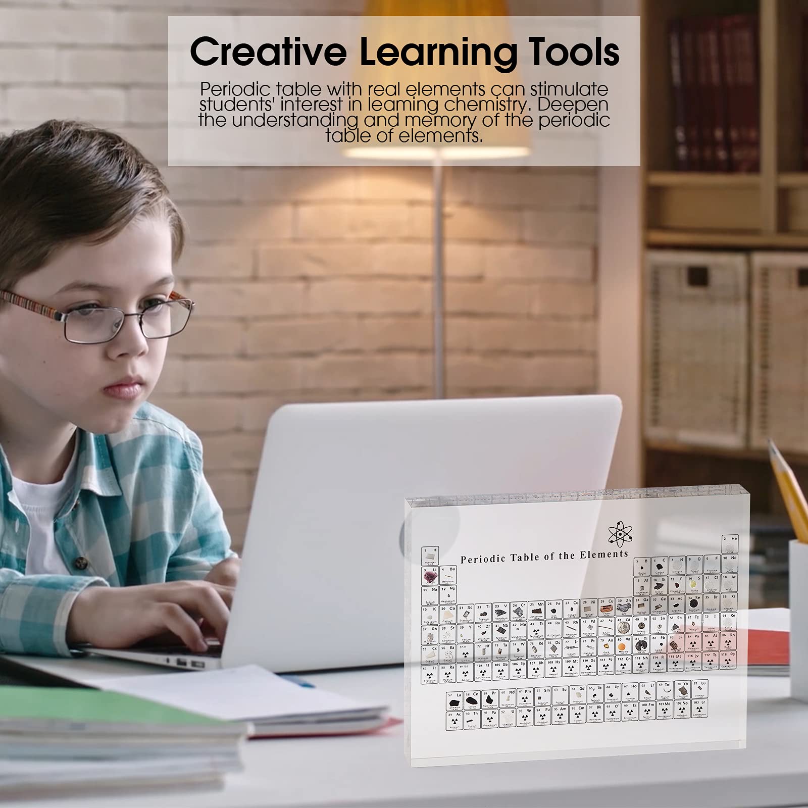 Live Periodic Table of Elements! Acrylic Fluorescent Periodic Table ...