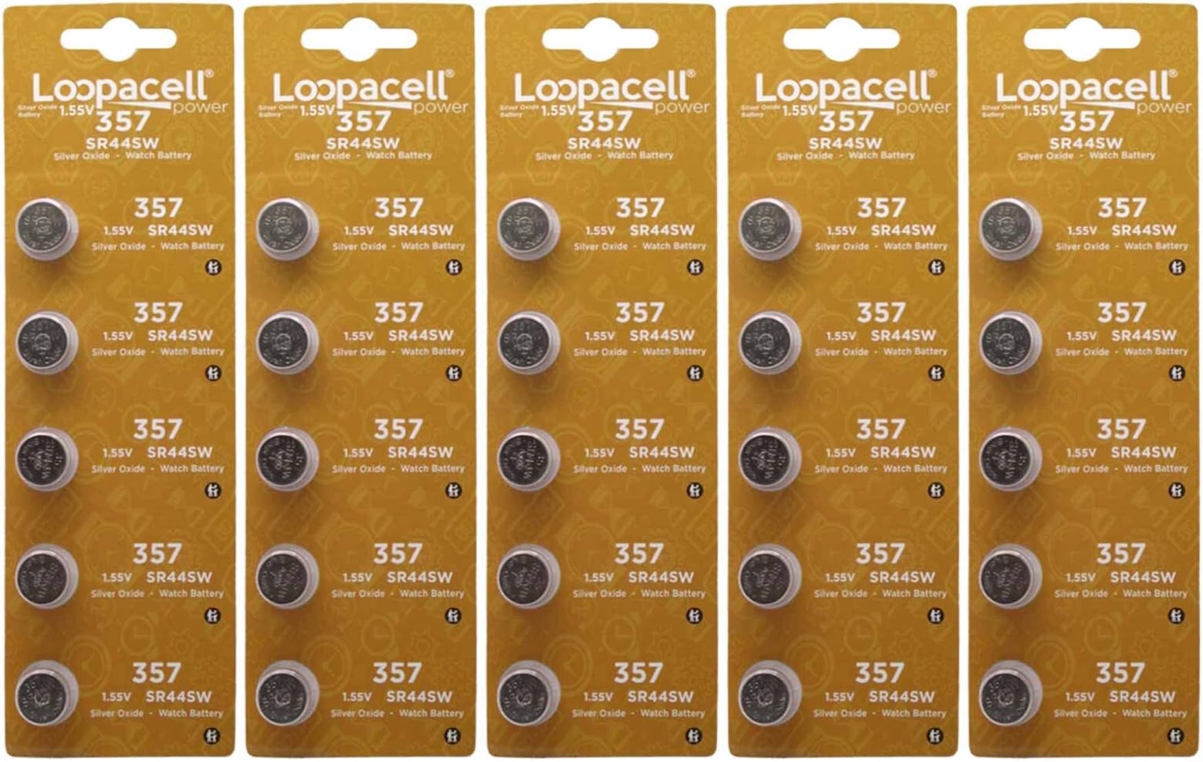 Amazon.com: 10 Duracell 357 303 A76 PX76 SR44W/SW LR44 AG13 Silver ...