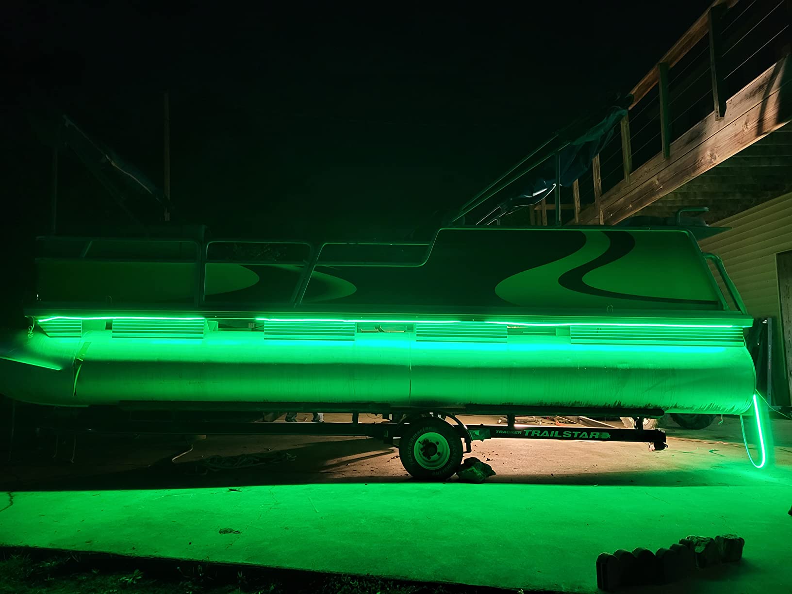 $40/mo - Finance Green Blob Outdoors Pimp My Pontoon (Choose Neon Blue ...