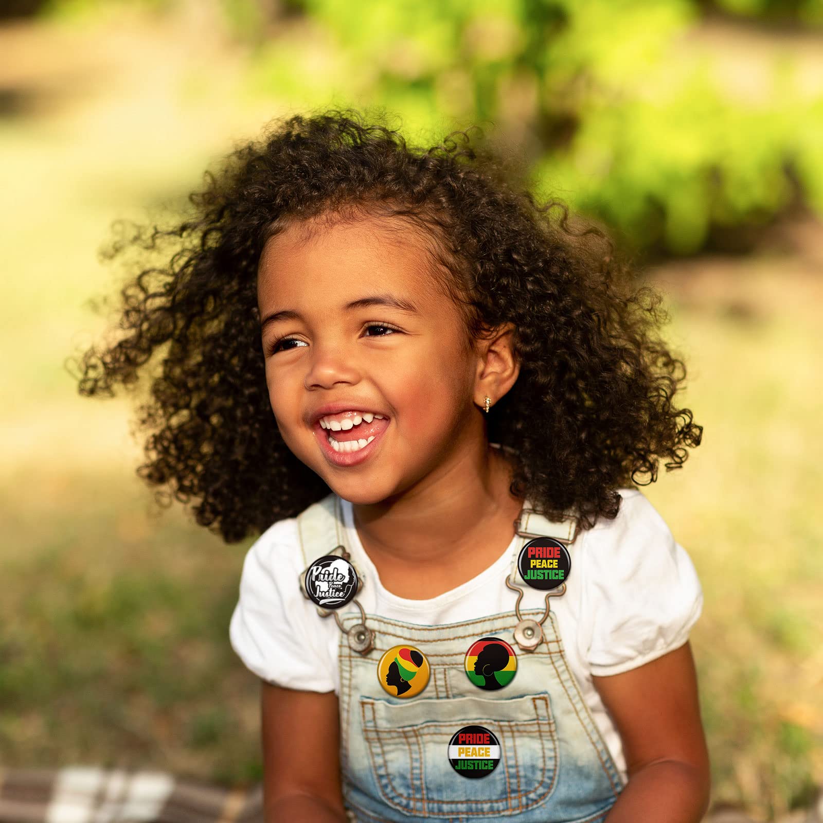 Snapklik.com : Glitinsel 100 Pcs Juneteenth Buttons Happy Juneteenth ...