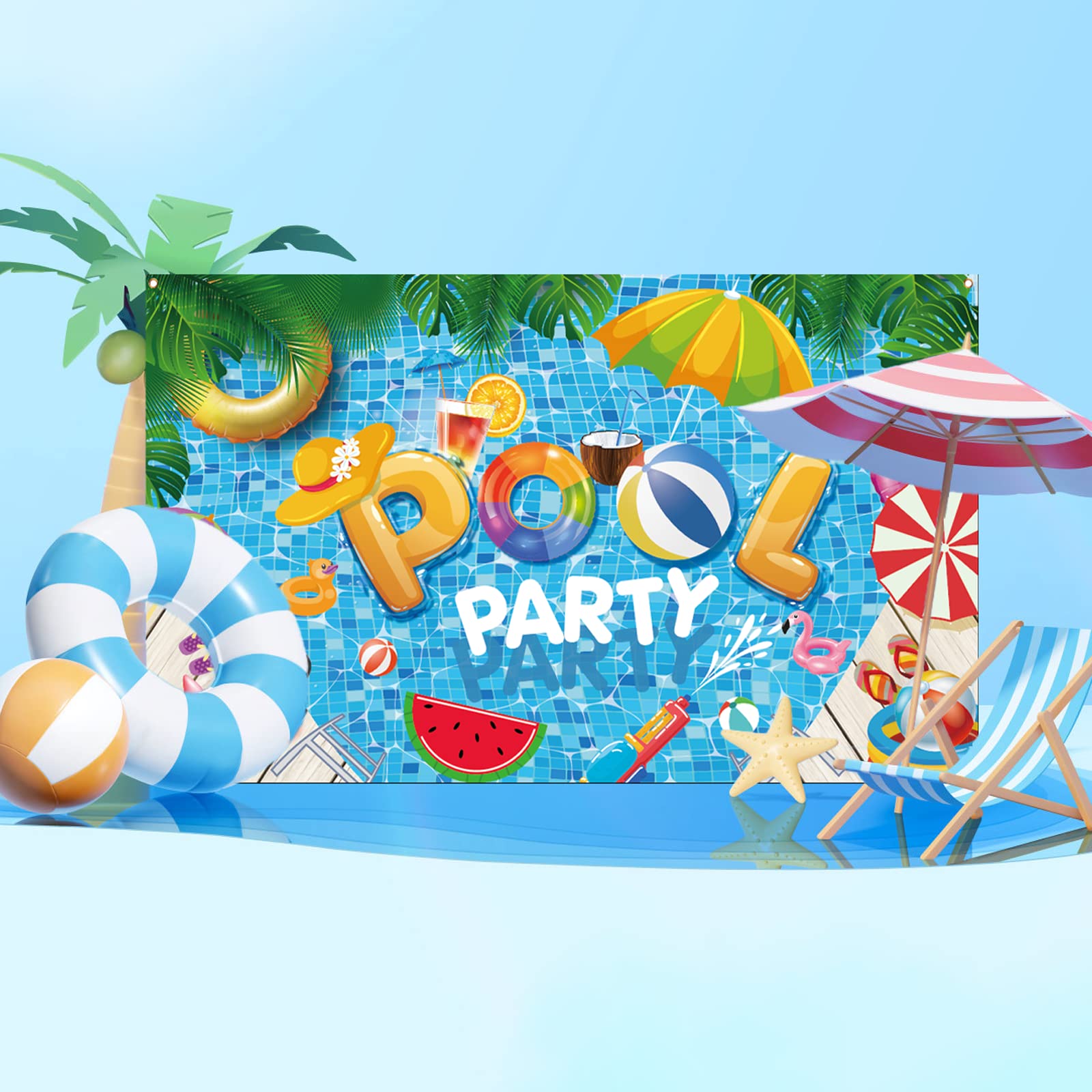 Pool Party Background